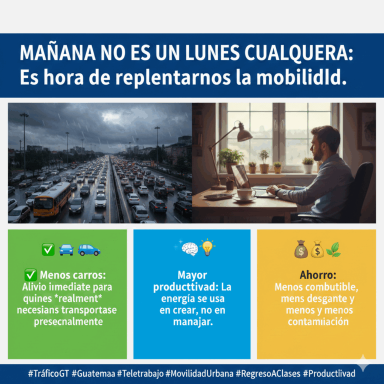 Mañana no es un lunes cualquiera: Es hora de replantearnos la movilidad ...